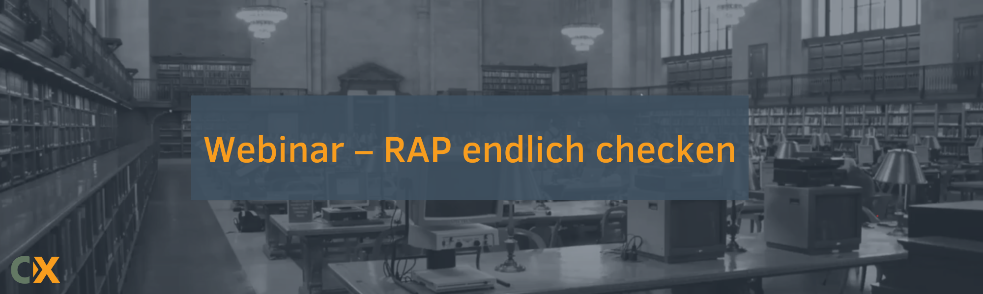Webinar - RAP endlich checken - Cadaxo GmbH
